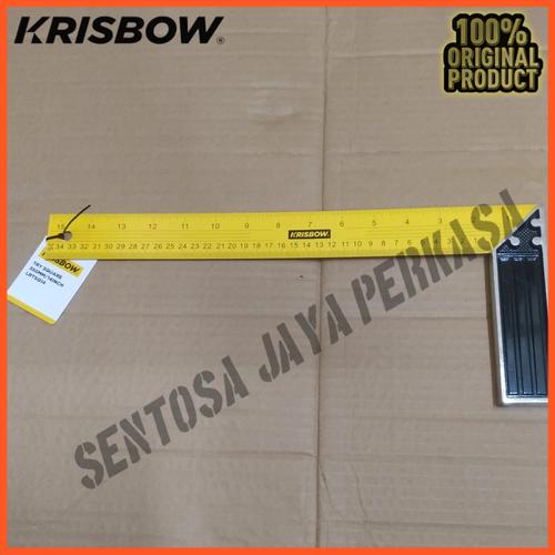 Jual Penggaris Siku Besi 35cm Krisbow//Try Square 350mm/14in LRTSQ14 ...