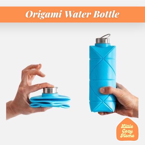 Promo Origami Water Bottle / Foldable Silicone Collapsible Botol Minum ...