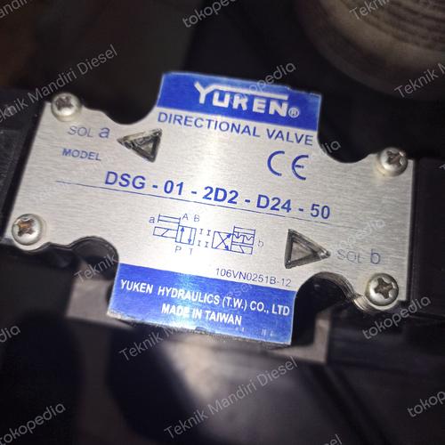 Jual selenoid hydraulic Yuken DSG-01-2D2-A220-50 - Jakarta Barat - Teknik Mandiri Diesel | Tokopedia