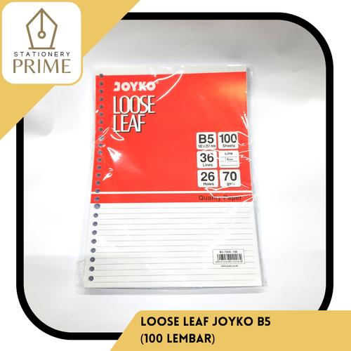 Jual Loose Leaf / Kertas Isi File Binder Joyko B5 isi 100 - Jakarta Timur - Stationery Prime ...