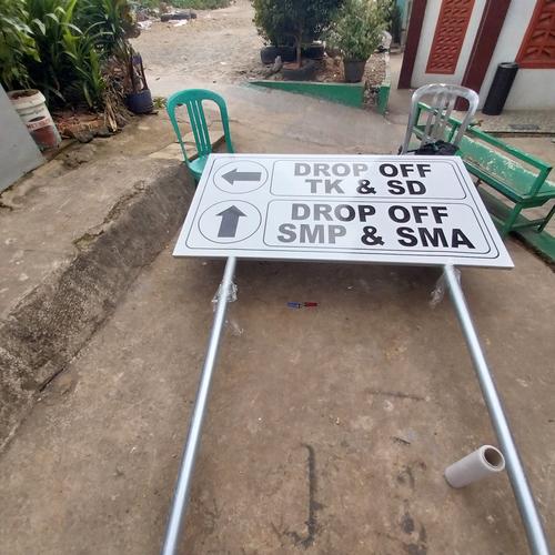 Jual Standing Display Rambu-Rambu Double Frame - Papan rambu² - Kab ...