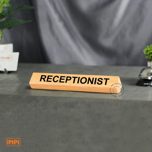 Jual receptionist sign system - penanda meja receptionist - sign system ...