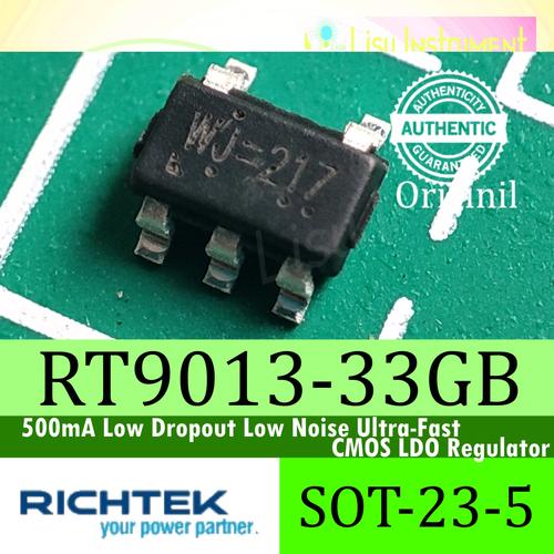 Jual RT9013-33GB Fixed 3.3V 500mA LDO Regulators SOT-23-5 Richtek - Kota Depok - Lisu ...