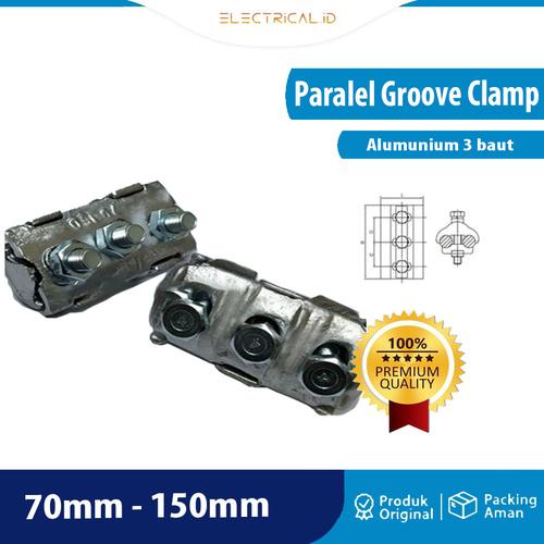 Jual Paralel Groove Clamp Alumunium 3 baut - 150mm - 240mm - Kota ...