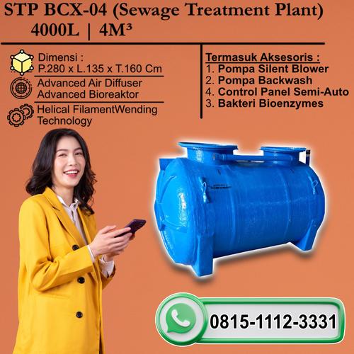 Jual TANGKI STP BIOTECH HORIZONTAL SILINDER 4000 LITER 4M3 / BIOFIL ...