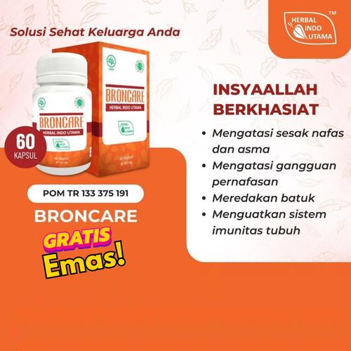 Jual HIU BRONCARE HERBAL ASMA SESAK NAFAS BATU DAYA TAHAN TUBUH - Kota ...