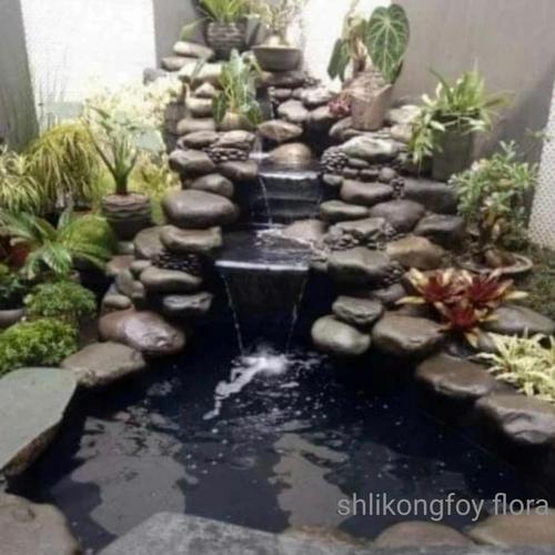 Jual kolam koi model alami/kolam minimalis/kolam tebing/kolam air ...
