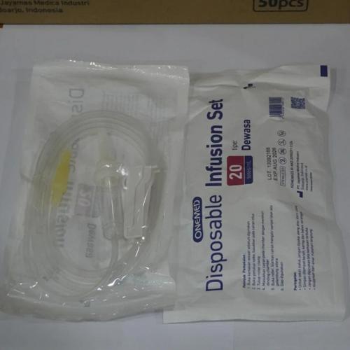 Jual Infusion Set Dewasa OneMed/Selang Infuse Set OneMed - Kota Bekasi ...