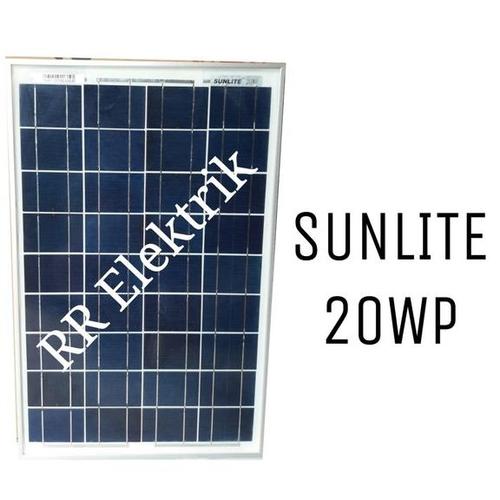 Jual Solar Panel / Panel Surya / Solar Cell Sunlite 20wp Poly - Kota ...