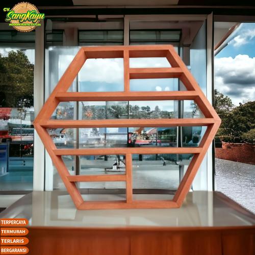 Jual rak dinding rak esensial oil aromatherapy display rak oil ...