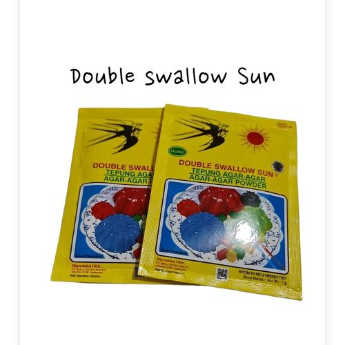 Jual agar agar DOUBLE SWALLOW SUN / agar powder cap dua walet sachet ...