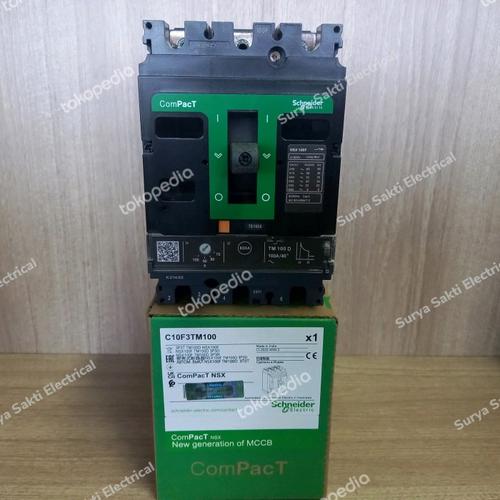Jual SCHNEIDER MCCB NEW 36KA NSX100F 3P 63A TMD C10F3TM063 - Jakarta ...