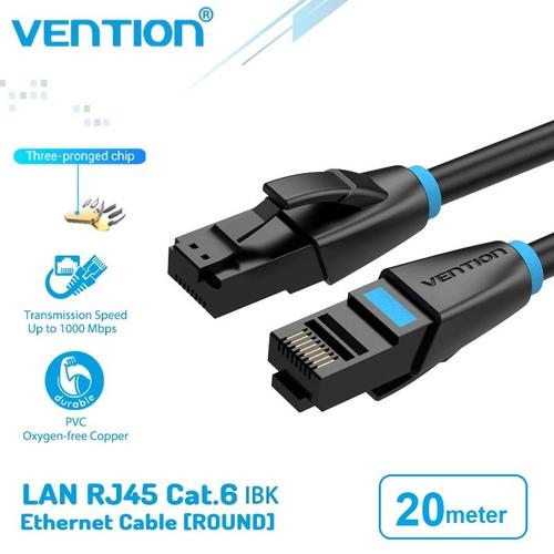 Jual Vention Kabel Lan UTP RJ45 Cat6 1M 1.5M 3M 5M 10M 15M 20M 25M 30M ...