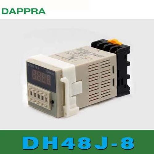 Jual OMRON DH48J 8 DH48J8 Digital Counter Relay dan socket PF61 - Kota ...