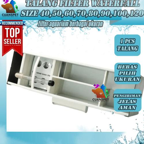 Jual FILTER TALANG AQUARIUM TALANG FILTER WATERFALL 50CM FILTER TALANG ...