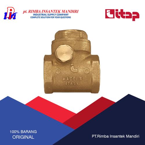 Jual Swing check valve kuningan 3/4 inch / Klep Tabok c130 ITAP - Kota Bandung - PT. Rimba ...