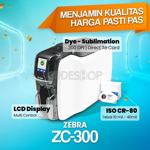 Jual ID CARD PRINTER ZEBRA ZC-31 ZEBRA ZC300 ORIGINAL GARANSI 1 TAHUN - Kota Surabaya - CODESHOP ...