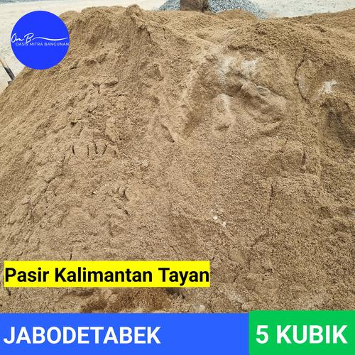 Jual Pasir Kalimantan Tayan Super 1 Truk 5 m3 Kubik Coklat Plester Cor ...
