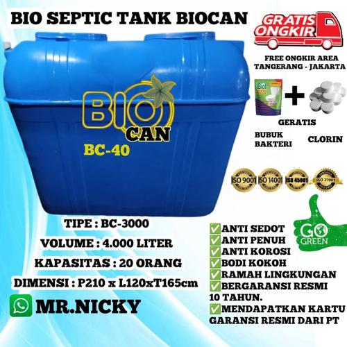Jual septic tank bio biotech biotank biofilter 4000 liter RCX RC - Kab ...