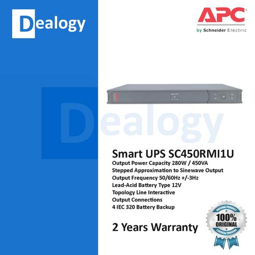 Jual UPS APC SMART UPS 450VA 280W SC450RMI1U RACKMOUNT - Kota Surabaya ...