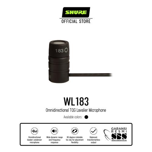 Promo Shure WL183 Omnidirectional TQG Lavalier Microphone Cicil 0% 3x ...