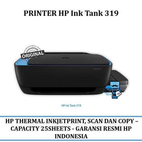 Jual PRINTER HP Ink Tank 319 HP 319 HP319 (Print Scan Copy) - Original ...