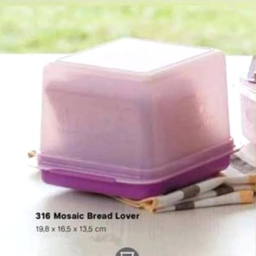 Jual Tempat Roti Mosaic Bread Lover Tupperware Ungu - Kota Bandung - ririqueen | Tokopedia
