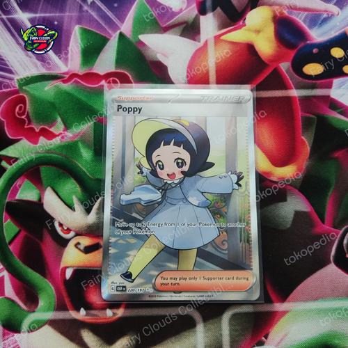 Jual Poppy SR Full Art Pokemon TCG English Obsidian Flames - Kota ...