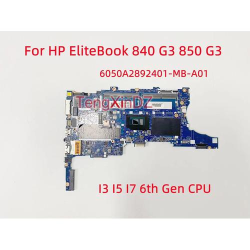 Jual HP EliteBook 840 G3 850 G3 Laptop Mainboard-6050A2892401-MB-A01 ...