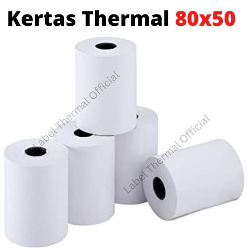 Jual Kertas Struk Kasir / Kertas Thermal 80x50 / Kertas Kasir Roll ...