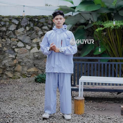 Jual Jas Hujan ransel GUYUR dewasa raincoat baju dan celana Mantel ...