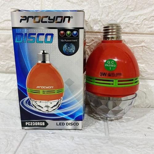 Jual Lampu LED Disco Putar Rotating Procyon Disko Warna-Warni / Rainbow ...