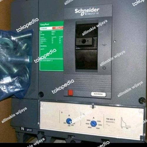Jual Schneider Mccb 4P 350-500A, 36 Ka Cvs630F Lv563308 S - Jakarta ...