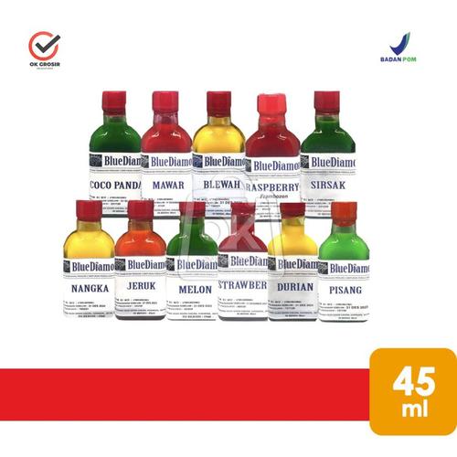 Promo Perisa dan Pewarna Makanan Blue Diamond Pasta (Botol Kaca 45 ml ...