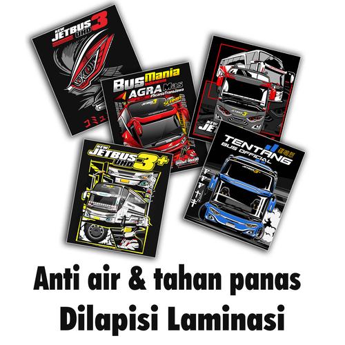 Jual stiker bus mania kids panda stiker bis telolet - model 1 - Kab ...