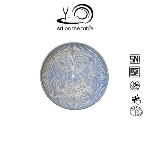 Jual PIRING KERAMIK/ PLATE SAND BLUE 27CM - Kab. Badung - Artonthetable ...