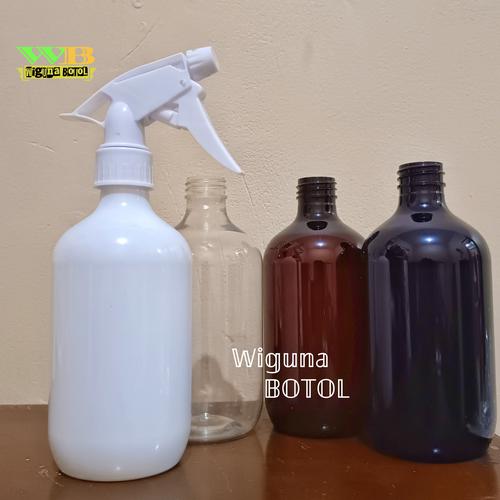 Jual Botol Spray 500ml / Botol Pet 500ml Mada tutup Big Triger Spray ...