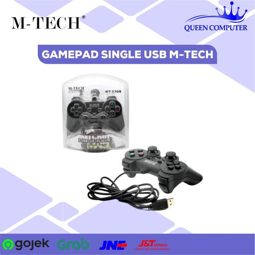 Jual GAMEPAD JOYSTICK USB SINGLE HITAM STICK PS PC LAPTOP MTECH / M TECH - Kota Denpasar - QUEEN ...