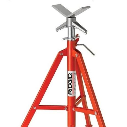 Jual RIGID 22168 Model VF 99 Collapsible High Pipe Stand with V-Head ...