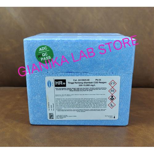 Jual HACH 2415925 COD Reagent HR Plus Digestion Vials 200-15.000 ppm pk ...