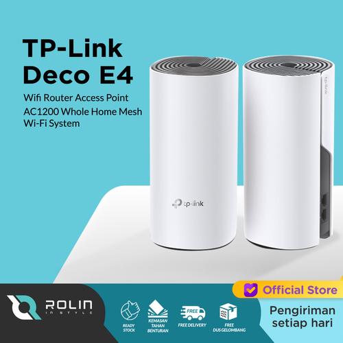 Jual TPLink Deco E4 AC1200 Mesh WiFi Router Whole Home Wi-Fi System ...