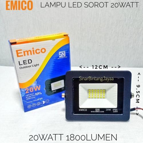 Jual Lampu Sorot LED Flood Light 20 Watt SNI - Putih - Kota Surabaya ...
