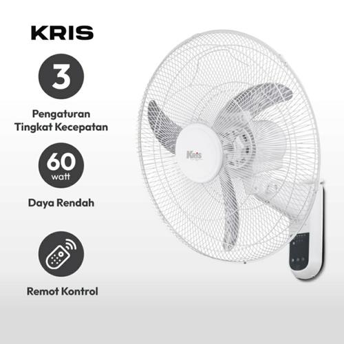 Jual Kipas Angin Dinding Krisbow (kris) Dengan Remot 18 Inch remote fan ...