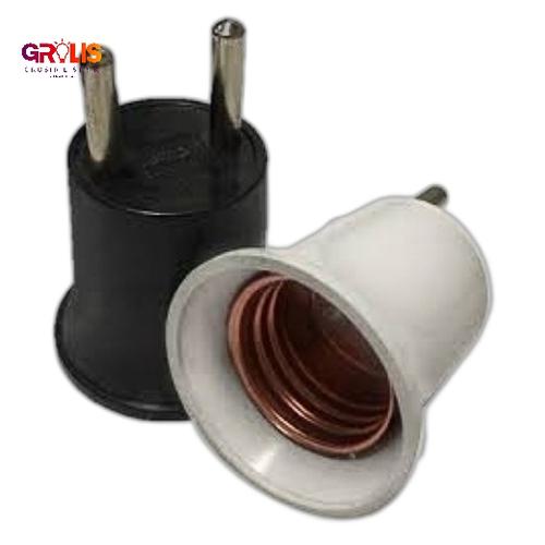 Jual LM 6704 Fitting Colok E27 Model Broco Fiting Lampu Colok Hitam ...