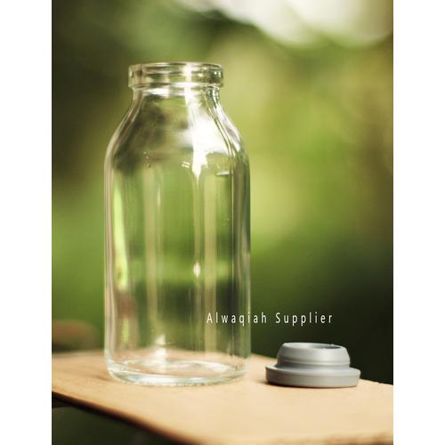 Jual Botol Kaca Asi 100ml Tutup Karet - Botol Asi 100 ML - Tutup Tipis ...
