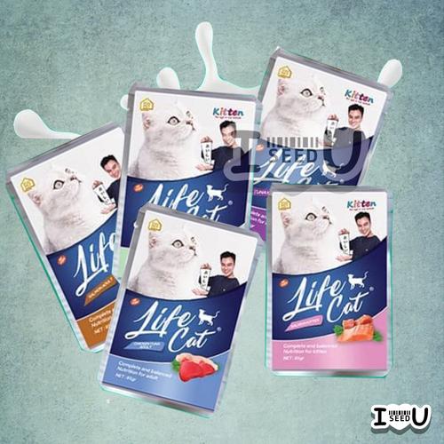 Jual Life Cat Sachet Makanan Kucing Basah 85gr - Kota Depok - iSeed-U ...