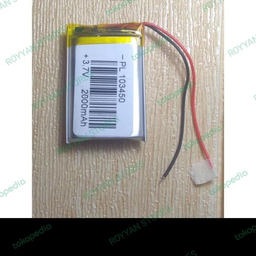 Jual Baterai Litium Polymer LiPo 2000 MAH 103450 34 x 50 mm - 1500 MAH - Kota Bandung - ROYYAN ...