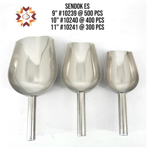 Jual Sekop Es Batu Stainless Sendok Skop Tepung Biji Bubuk Kopi - 10 ...