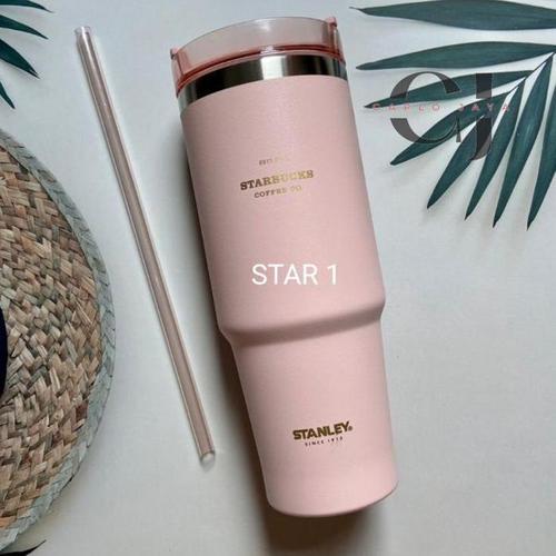 Jual Starbucks x Stanley Stainless Steel Tumbler with Straw Tumbler - White 591ml - Jakarta ...