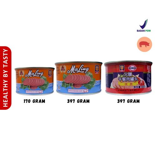 Jual Ma Ling Luncheon Pork TTS Canned Daging Ham Babi Maling NON HALAL ...